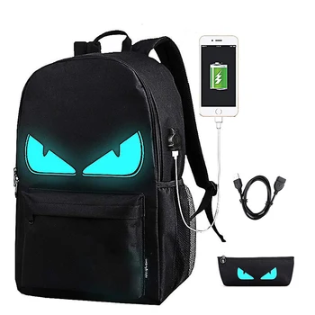 Lightweight Luminous Led Light Backpack Flash Bag Laptop Backpack With ...