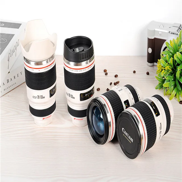 High Quality Stainless Steel Camera Lens Coffee Mug,Stainless Steel ...