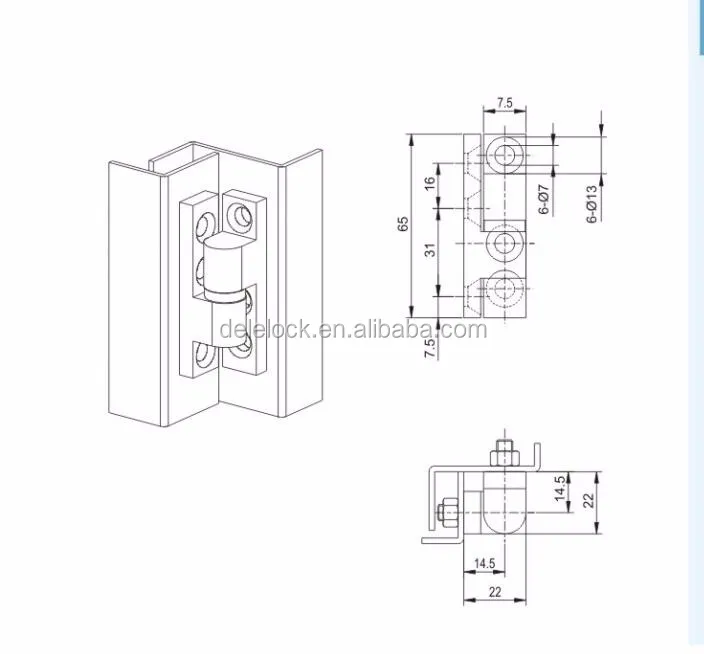 European Design Angle Hinge With Steel Hinge Leaf And Shaft Angle Hinge ...