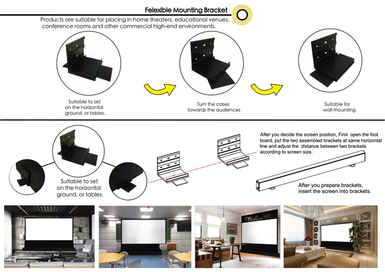 Floor Rising 150" Inch Rolling Down & Pulling Up Remote Control ...