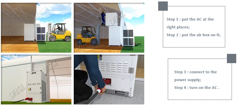 30ton Wedding Hall Air Conditioner Unit - Fast & Easy Setup