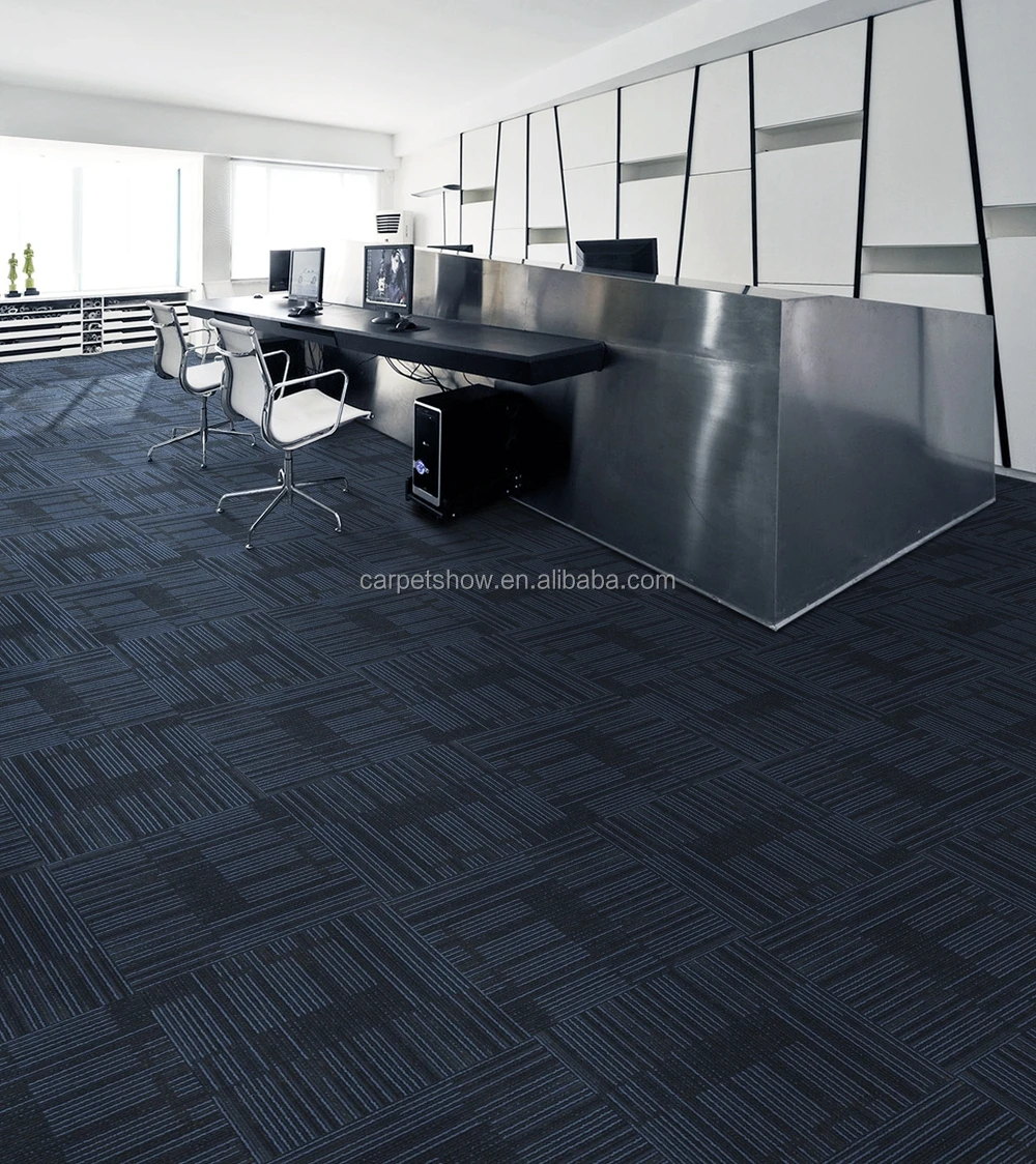4.50x50 Plush Carpet Tiles for Modern Office & Commercial