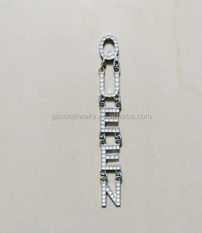 FREE CUSTOM Gold Black Silver Words Pearl Hair Pins Alphabet Pearls ...