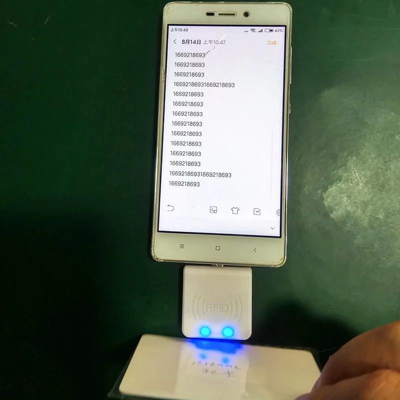 125K RFID Mobile USB OTG ID Reader for Android Smart Phone