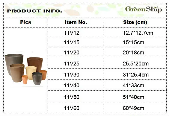 Decorative Large Size Plastic Plant Pots - Buy Plant Pots,Plastic Plant ...