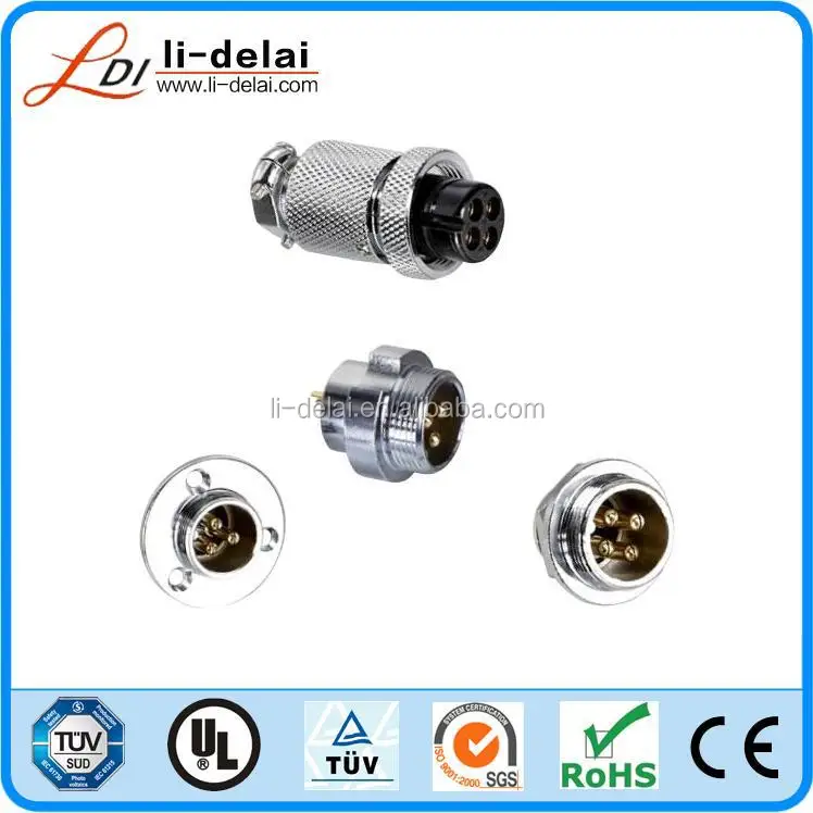 Gx18 Metal Connector Gx18 Aviation Plug 3pin Gx18 Connector 3pin - Buy ...