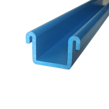 Customized U Shape Upvc Plastic Extrusion And Co-extrusion Pvc Profile ...