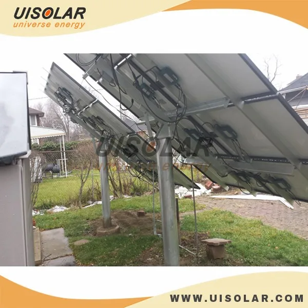 Solar Panel Single Pole Mounted Structure - PV System