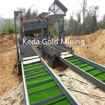 High Capacity Gold Panning Machine,Gold Sluice Box For Gold Recovery ...