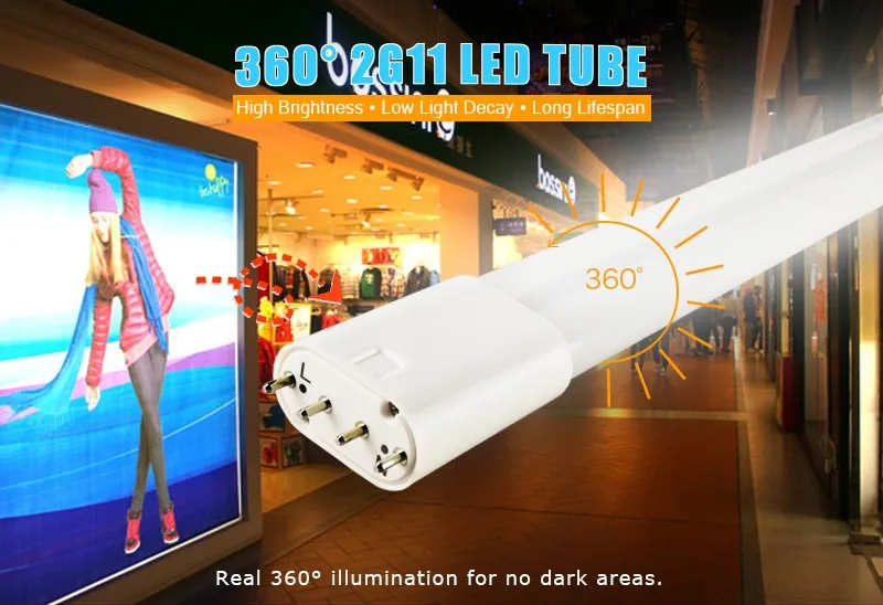 2g11 Led Tube/led 2g11/4 Pin Pl Lamp/2g11 Pll Led Lamp/ Master Pl-l/4p ...