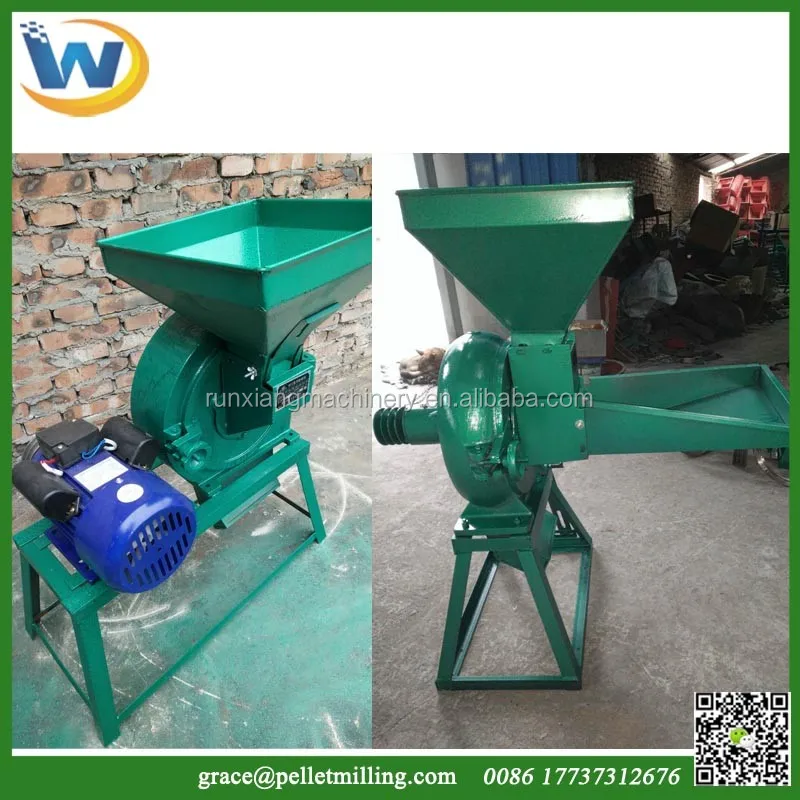 Farm Agricultural Portable Corn Flour Mill Crusher Machine / Maize ...
