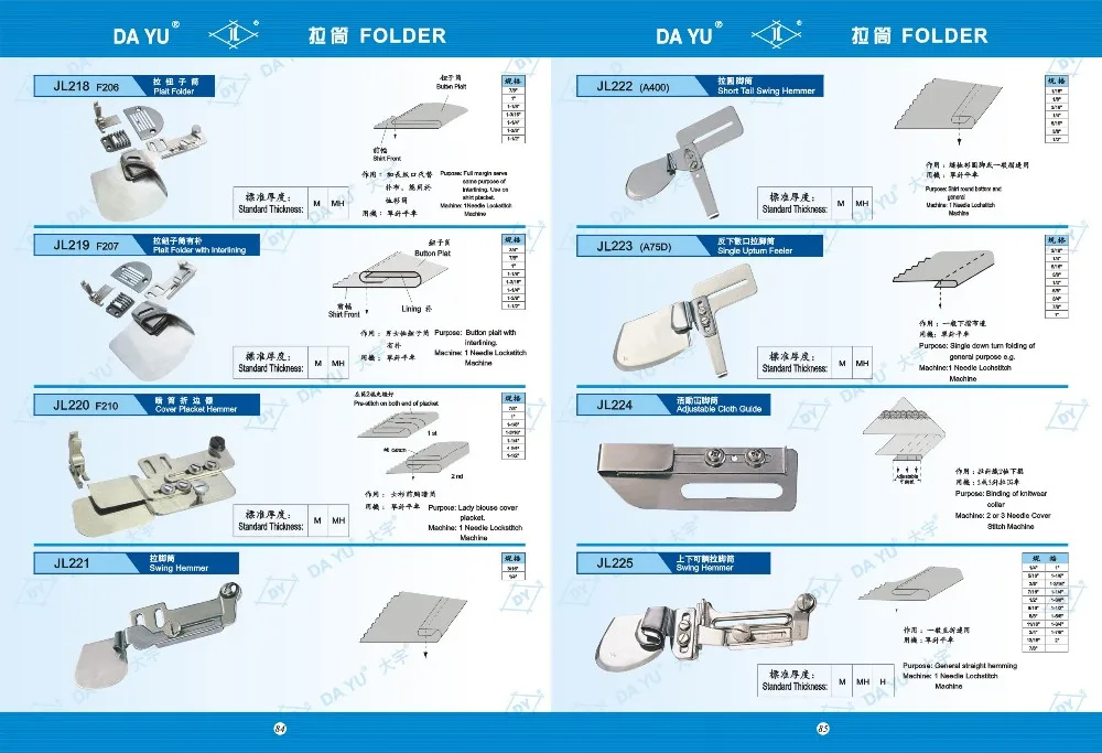 Industrial Sewing Machine Parts Folder Triangular Sleeve Placket Folder ...