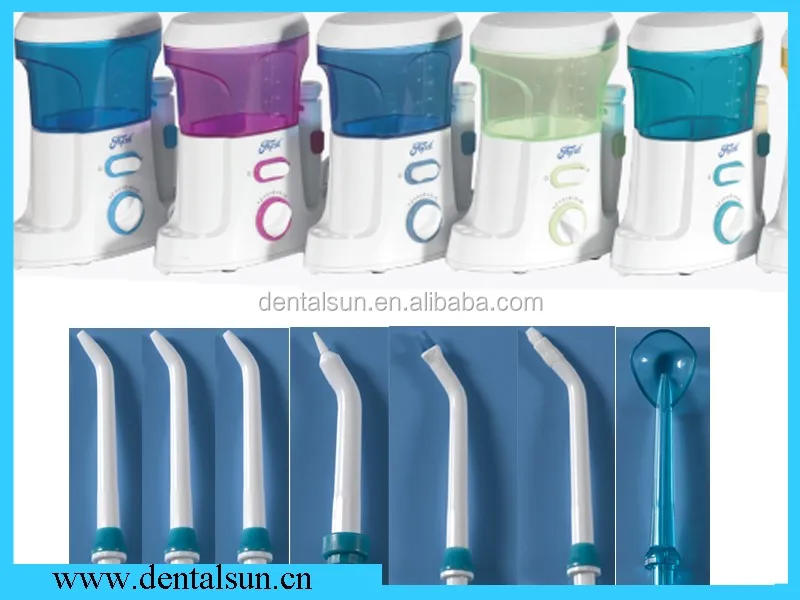 Colorful Electronic Water Flosser Dental Floss With Long Handle With 5 ...