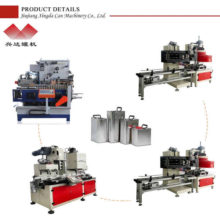 Automatic Rectangular Tin Can Making Machine - Buy Automatic Tin Making ...