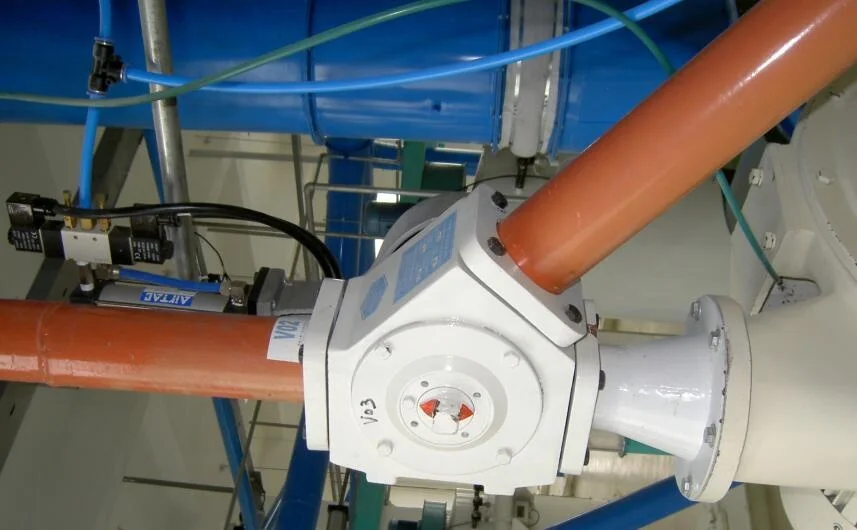 Stainless Steel Two Way Diverter Valve/pneumatic Line Diverting Gate ...