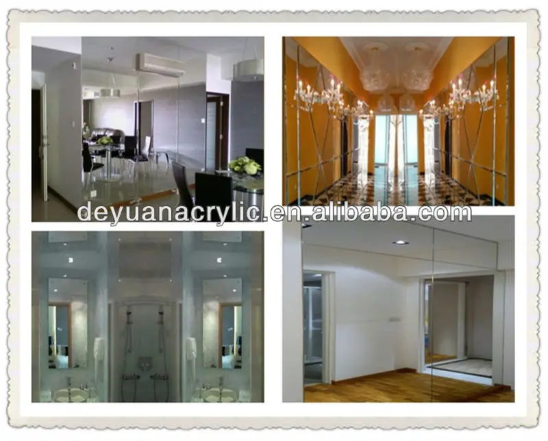 Acrylic Wall Mirrors 1mm 2mm 3mm To 6 Mm Thickness 4 X 8 Feet Rose ...