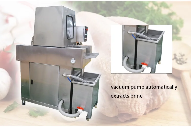 Full Automatic Meat Brine Injector Machine for Chicken Fish Meat