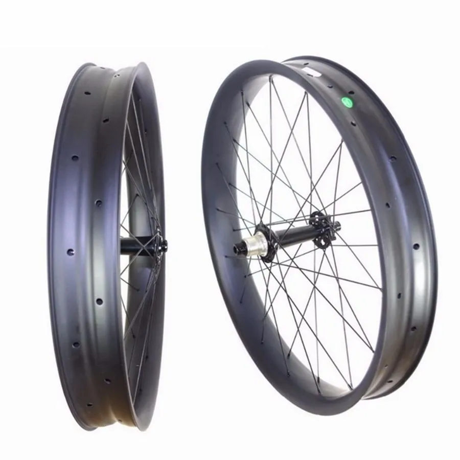 26 Inch Fat Bike Wheels - Durable Carbon Rims for Snow