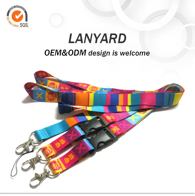 Fashion Pen Neck Strap Lanyards With Rubber Silicone Ring Custom Badge ...