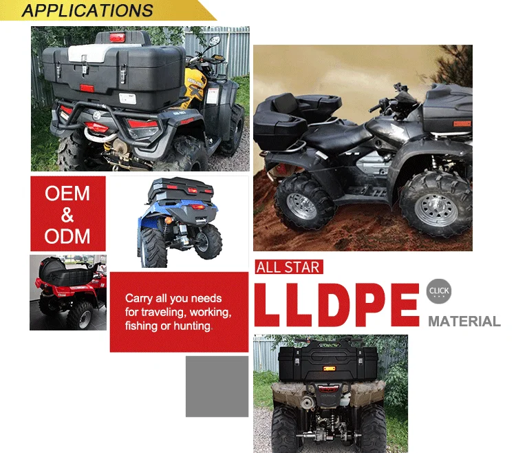 Durable Waterproof ATV Front Cargo Box - 50L Capacity