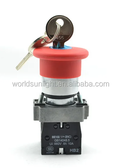 Xb2-bs142,40mm Normally Closed Key To Release Electrical Circuit ...