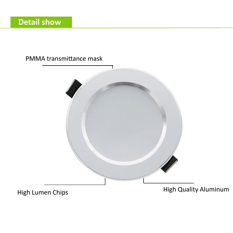 55mm Cut Hole Sizes 3w Mini Led Recessed Downlight And 3 Watt Led ...