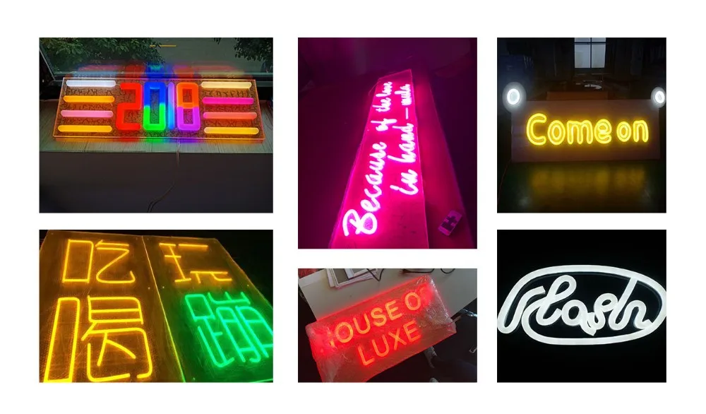 Electronic Lighted Letters Custom Acrylic Neon Led Signs - Buy Custom ...