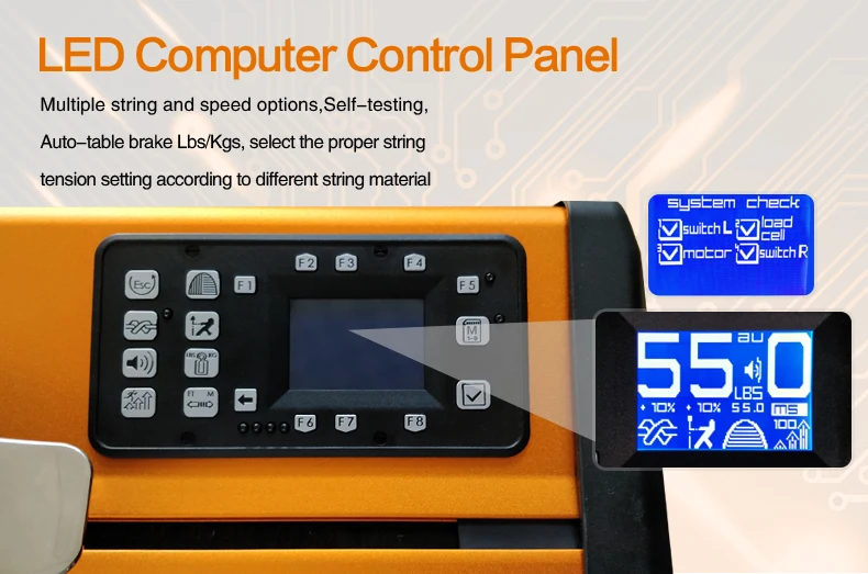 Alpha Computer Tennis Stringing Machine For Automatic Badminton Racquet ...