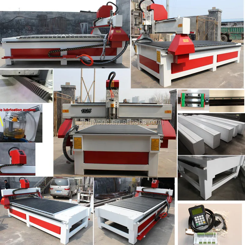 SW-1325 T-slot Wood Working Cnc Router Wood Carving Machine for Sale ...