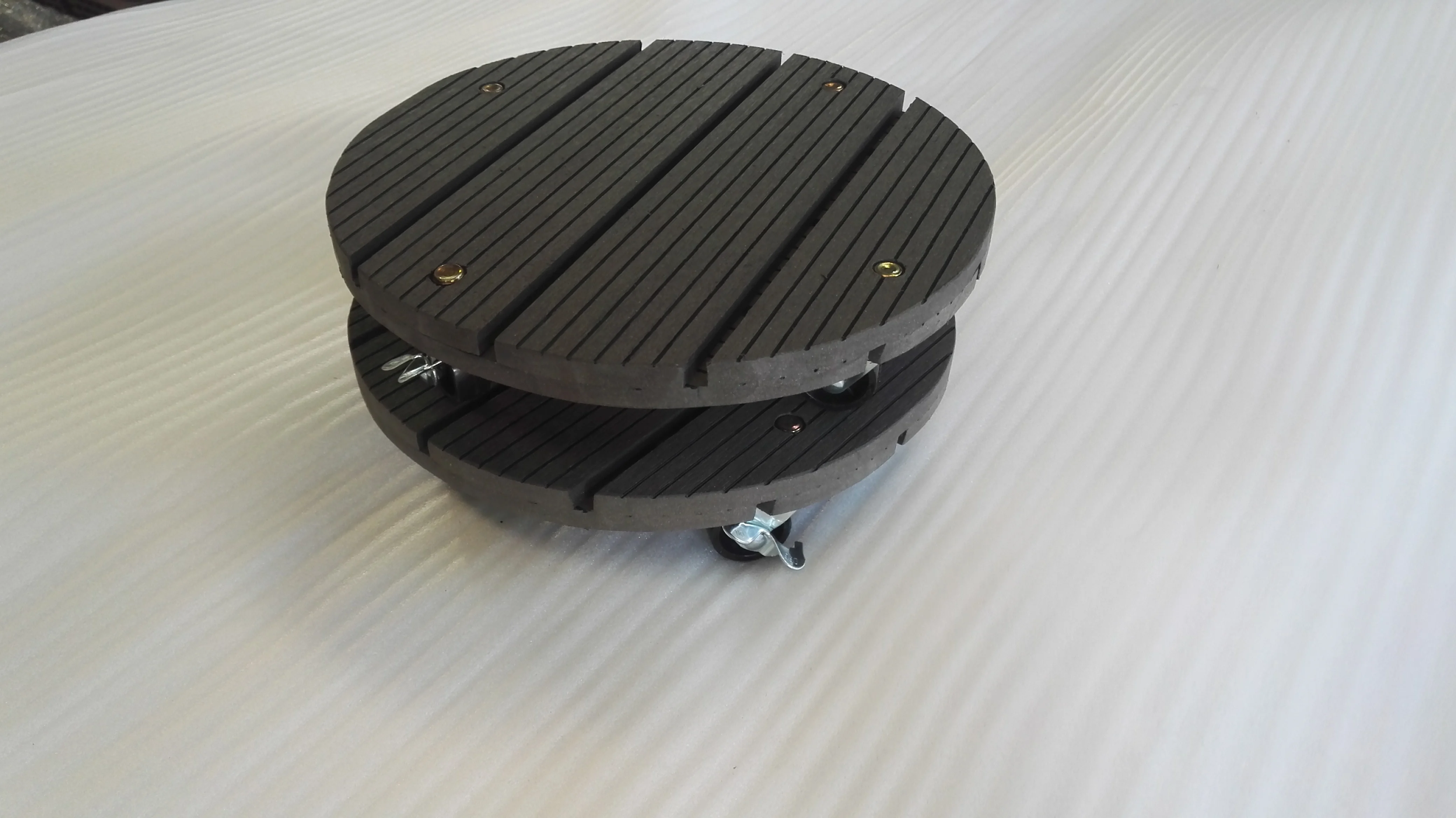 Outdoor Caddy Indoor Dolly - WPC Made 12" Round Roller