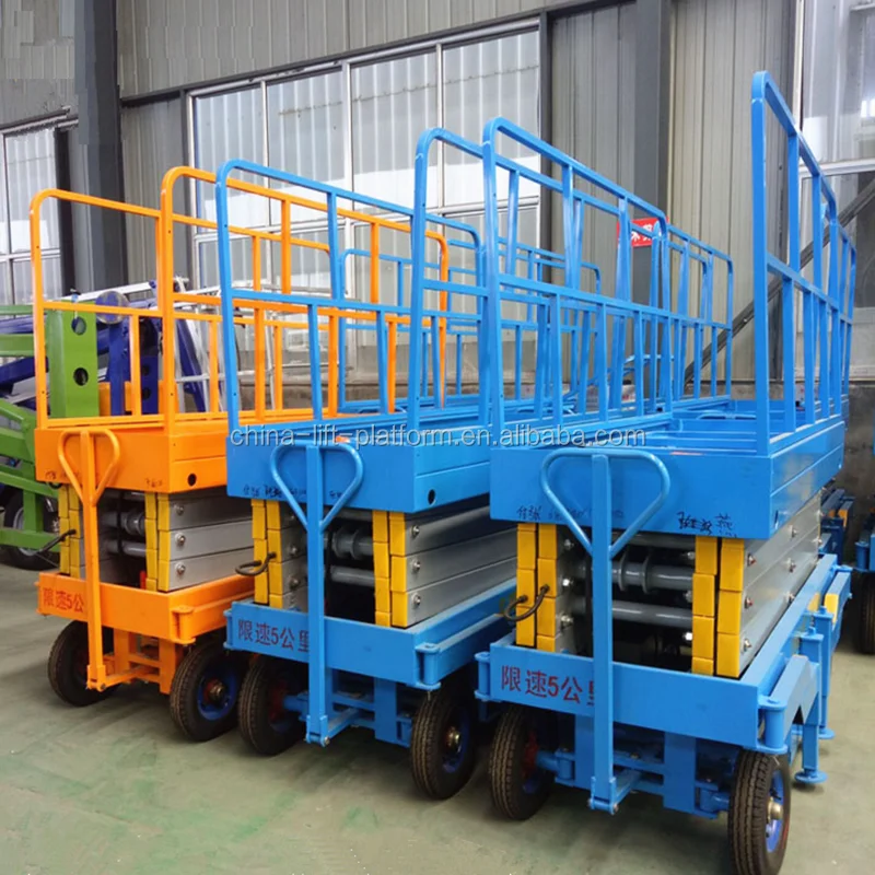 4m Small Hydraulic Automatic Scaffolding Mobile Scissor Lift ...