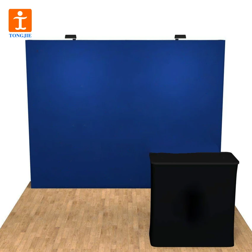 10' X 8' Dye-Sub Printed Graphic Stretch Tension Fabric Trade Show Display