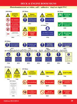 Deck And Engine Room Sign Imo Symbols - Buy Imo Symbols,Deck And Engine ...