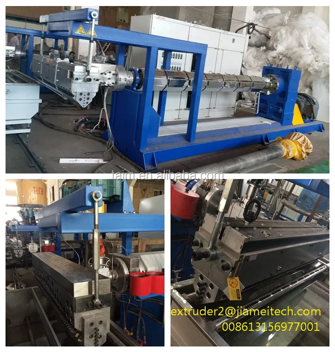 Polypropylene Fibrillated Raffia Yarn Extrusion Machine/ Pp Split Film ...