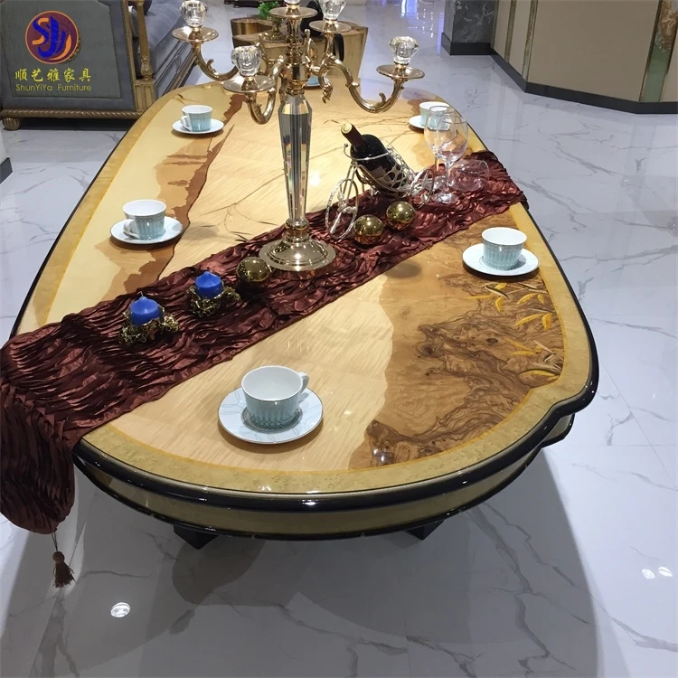 Bisini Italian Style Elegant Baroque Dining Room Furniture / European ...