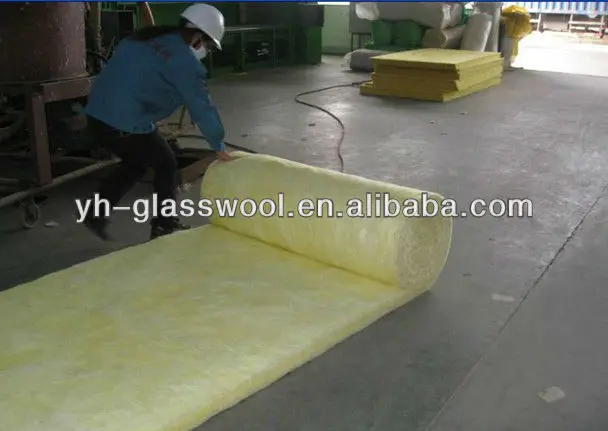 Glass Wool With Aluminum Foil Facing On One Side/fiber Glass Wool ...