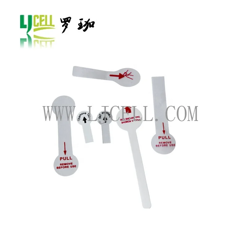 Cr1025 Plastic Battery Pull Tabs - Reliable Isolation Sheets