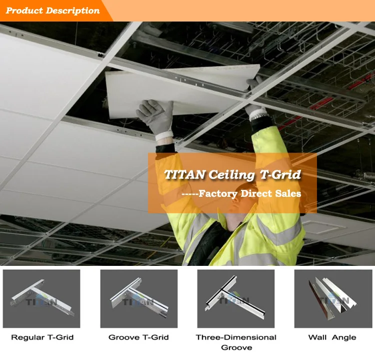 Suspended Aluminum Ceiling T Runners in Philippines