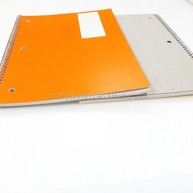 Custom 1 Subject College Ruled Yellow Cheap Bulk Spiral Notebooks ...