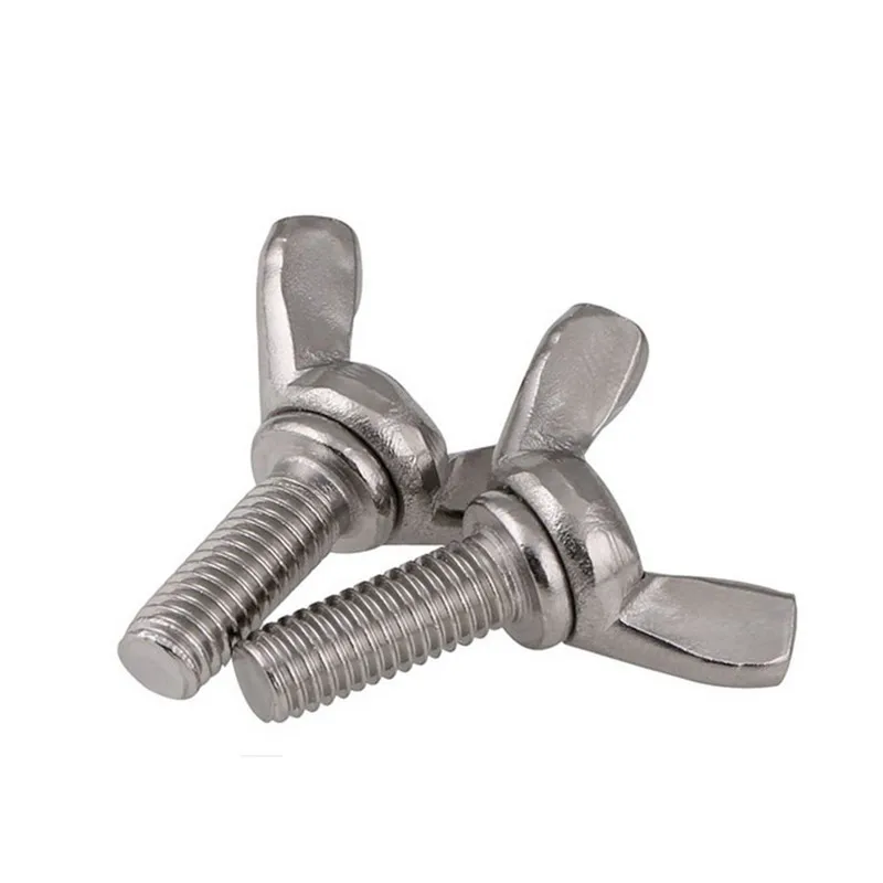 Stainless Steel M10 Butterfly Wing Screws - Buy Butterfly Wing Screw ...