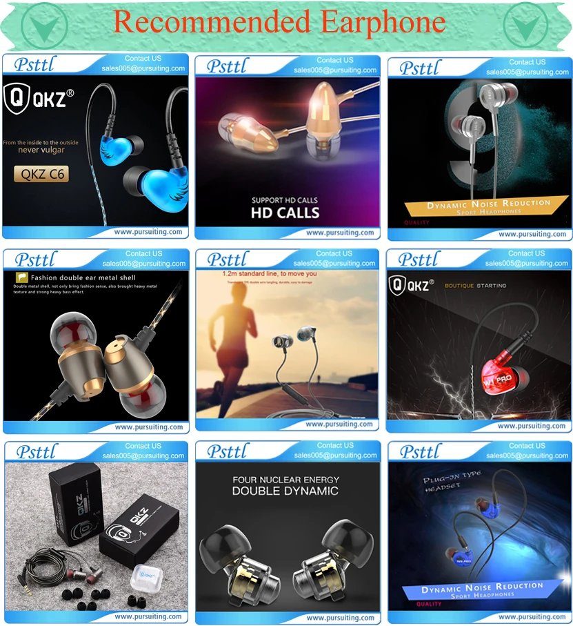 HOT Sales Metal Hifi QKZ DM7 Headsets - Noise Cancelling