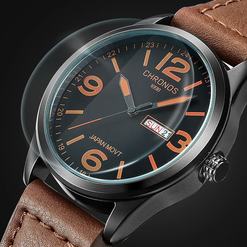 Chronos Mens Watches - Durable, Stylish, and Waterproof
