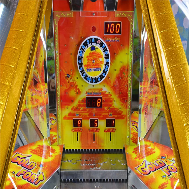 Yu Le Gold Fort -coin Pusher &redemption Game Machine Arcade Ticket ...
