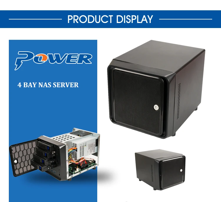 Hard Drive Rack Server Case 4 Bays Nas Server Hot Swap Cabinet - Buy ...