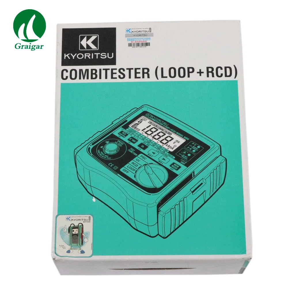 Kyoritsu 6050 Digital Combitester - Loop & RCD Testing