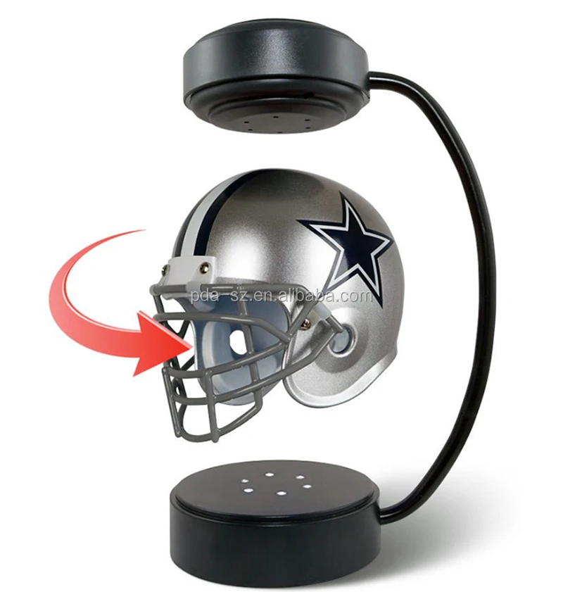 Hotsale Magnetic Levitating Football Helmet,Hover Helmet Display Racks ...