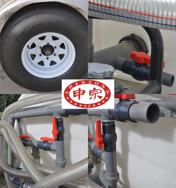 Mobile 1000 Gallon Poly Water Trailer Water Buffalo Storage Tank With ...