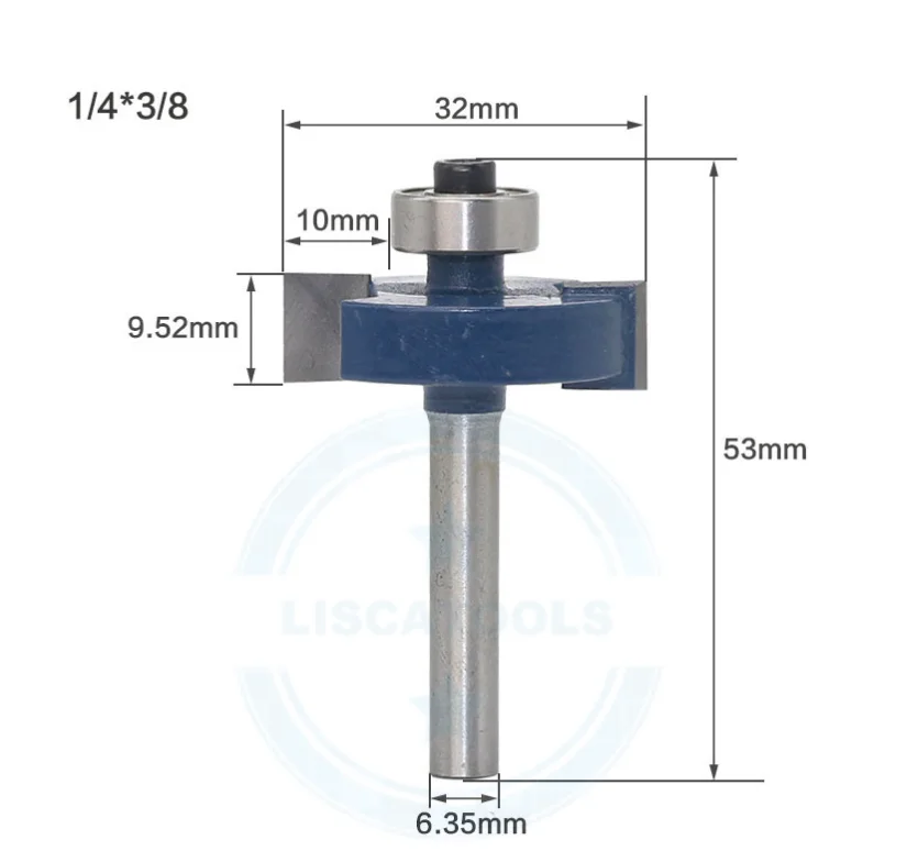 L-N088 Tungsten Carbide Rabbet Wood Router Bit - High Quality
