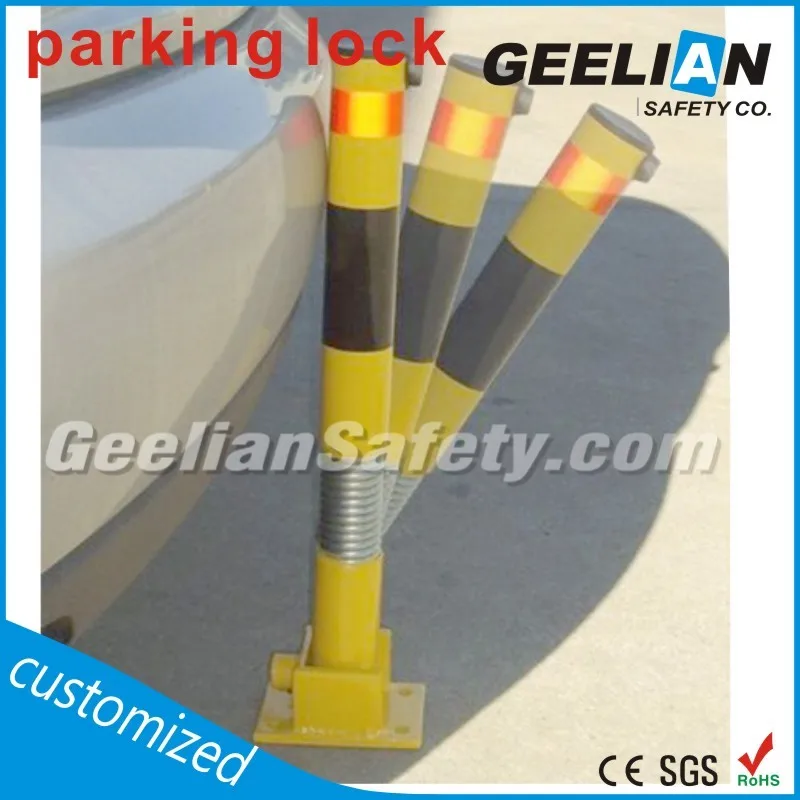 High Quality Steel Car Parking Lock Key And Lock Manual Car Parking ...