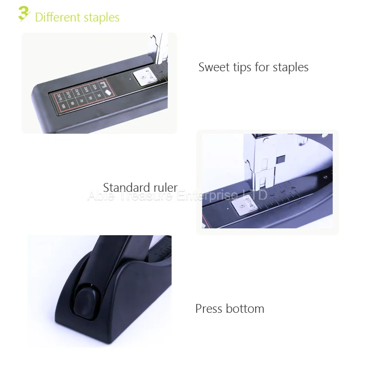 100 Sheets High Capacity Heavy Duty Stapler - Reliable Office Stapler